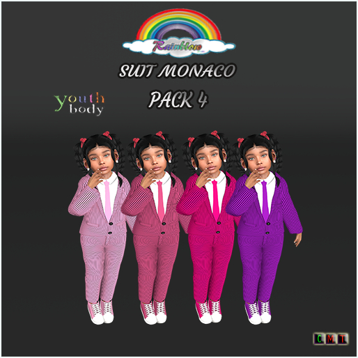 Second Life Marketplace - ((RBS)) Suit Monaco Pack 4 [youth]